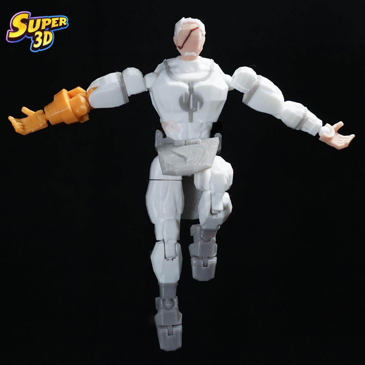 3d printed multi-joint action figure toy - invincible young conqueror ...
