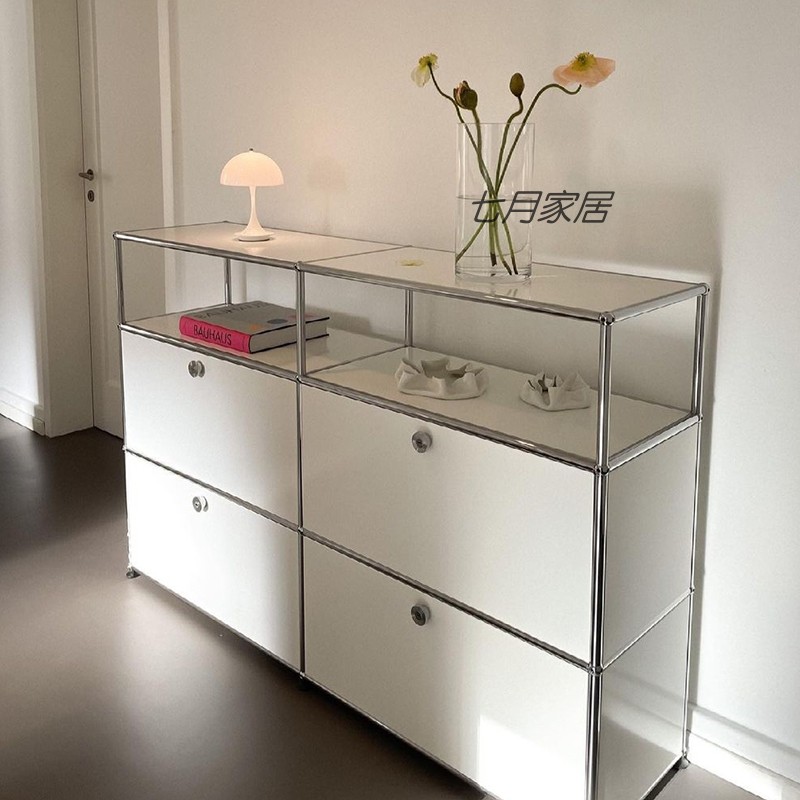 中古餐边柜USM组合卧室现代简约置物架网红ins风模块收纳电视边柜-Taobao