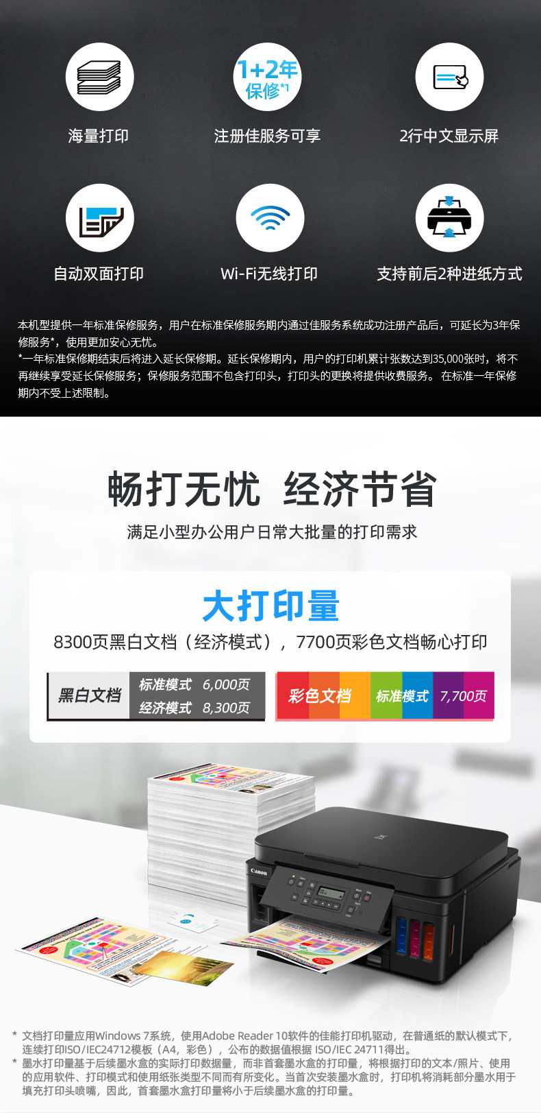 佳能G5080打印机G6080一体机 G7080彩色照片复印家用办公无线双面-阿里巴巴