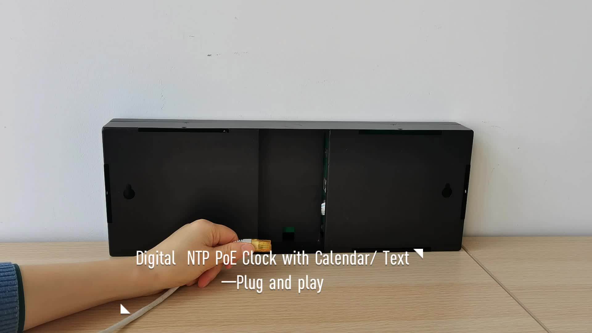 2.3" 6 Digital Ntp Clock For Office/ Home Decoration,Power Over ...