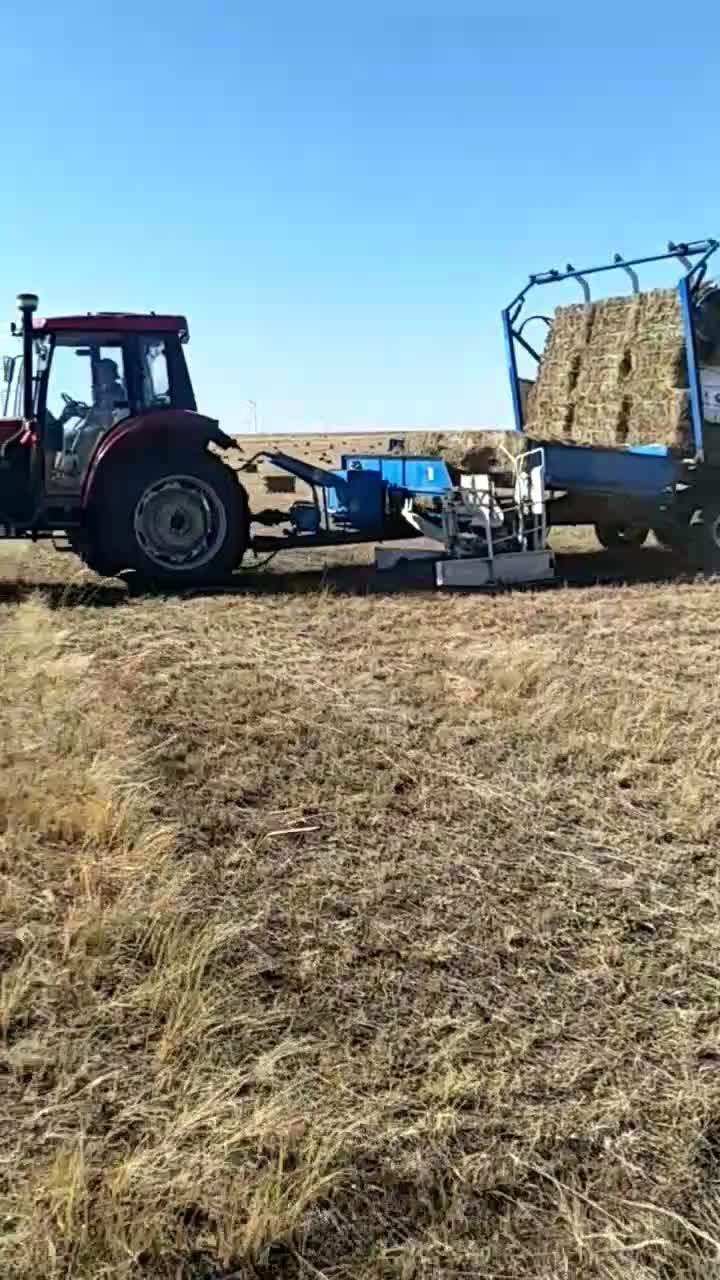 Automatic Silage Hay Bale Loader & Stacker - Buy Bale Stacker,Hay Bale ...