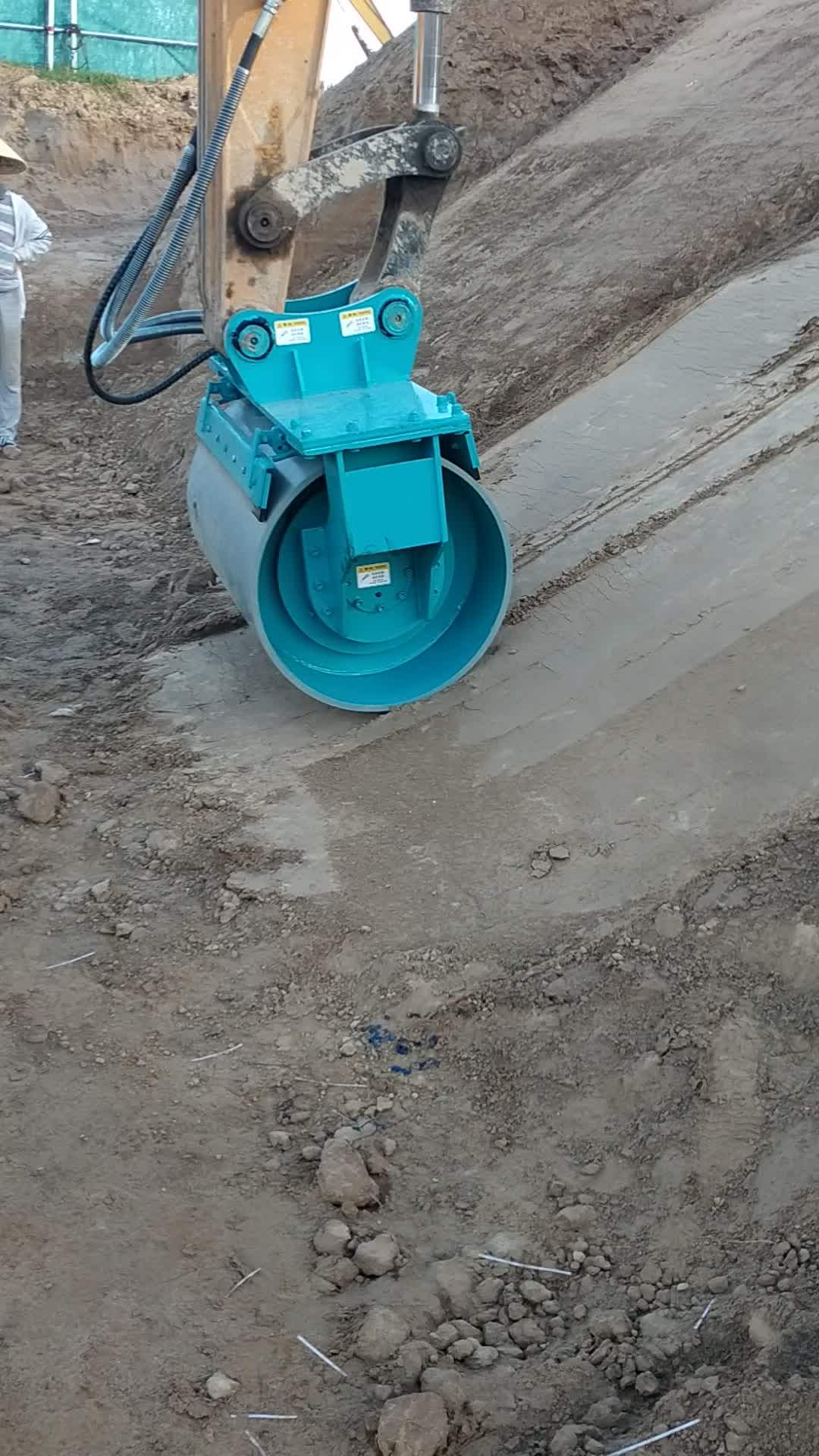 Slope Compactor Vibratory Rollers Construction Equipment Attachment ...