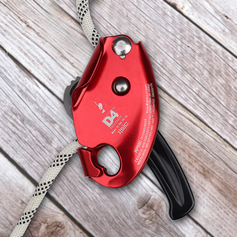 British ISC descender D4 automatic stop Pro anti-panic rescue cave ...
