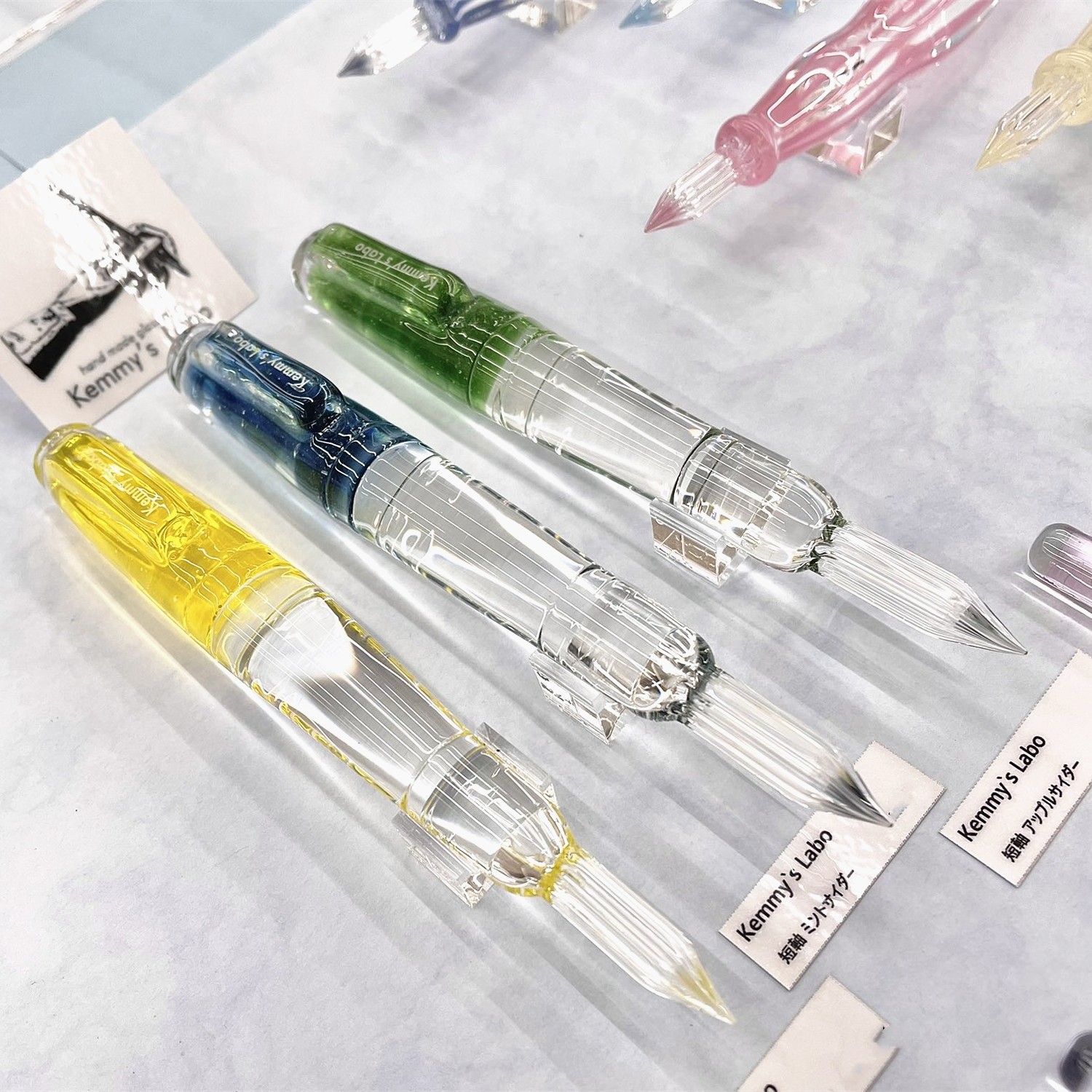 Japan's kemmy labo workshop limited pen-shaped glass dip pen! a scream ...