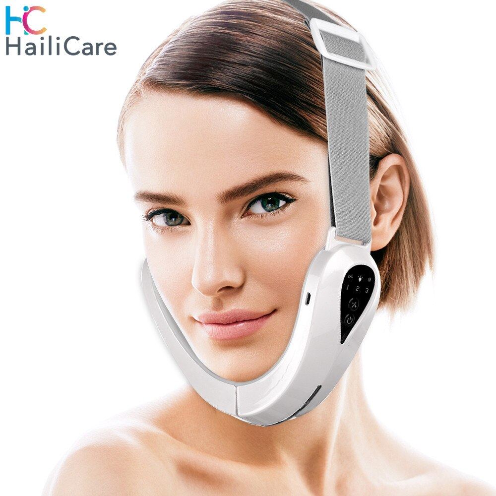 Hailicare EMS V-Line Facial Lifting Device: 红蓝光科技美颜神器，让你在家也能享受专业级护肤体验！-美容小工具-淘宝好物网
