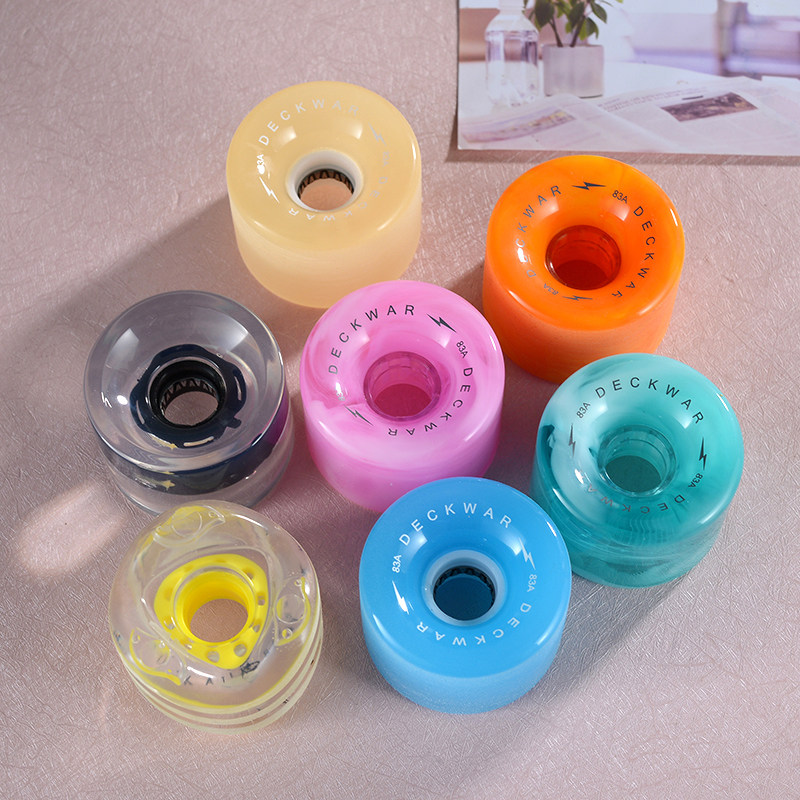 Land surfboard luminous wheel skateboard longboard flash professional ...