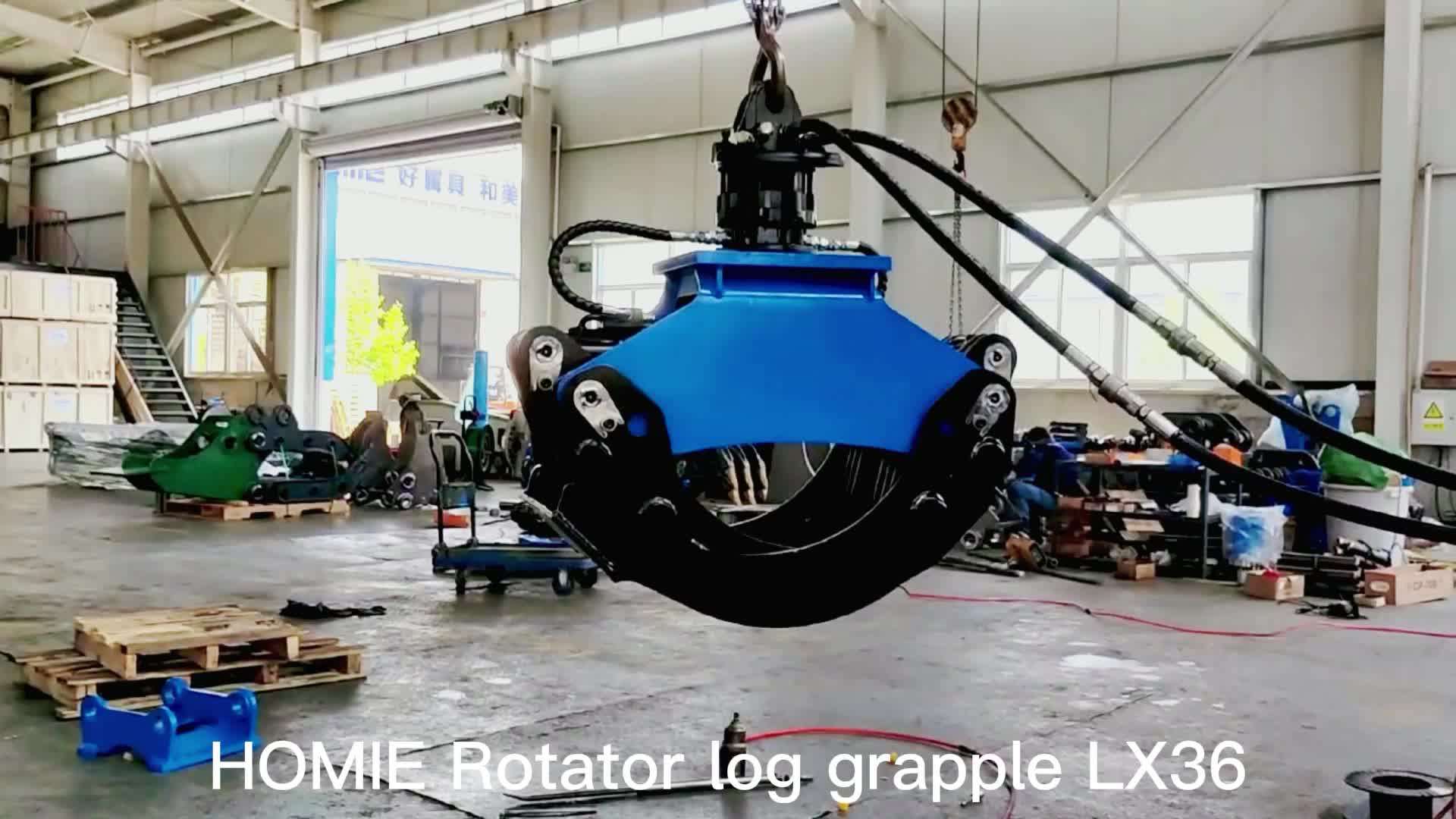 Rotator Excavator Hydraulic Mini Logging Grapple Tg016 - Buy Log ...