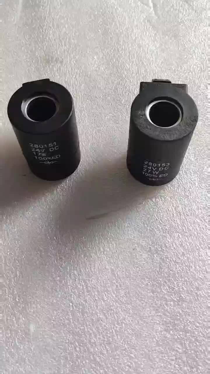 280151 280153 Excavator Electric Parts Solenoid Valve Coil 24v 17w 27w ...