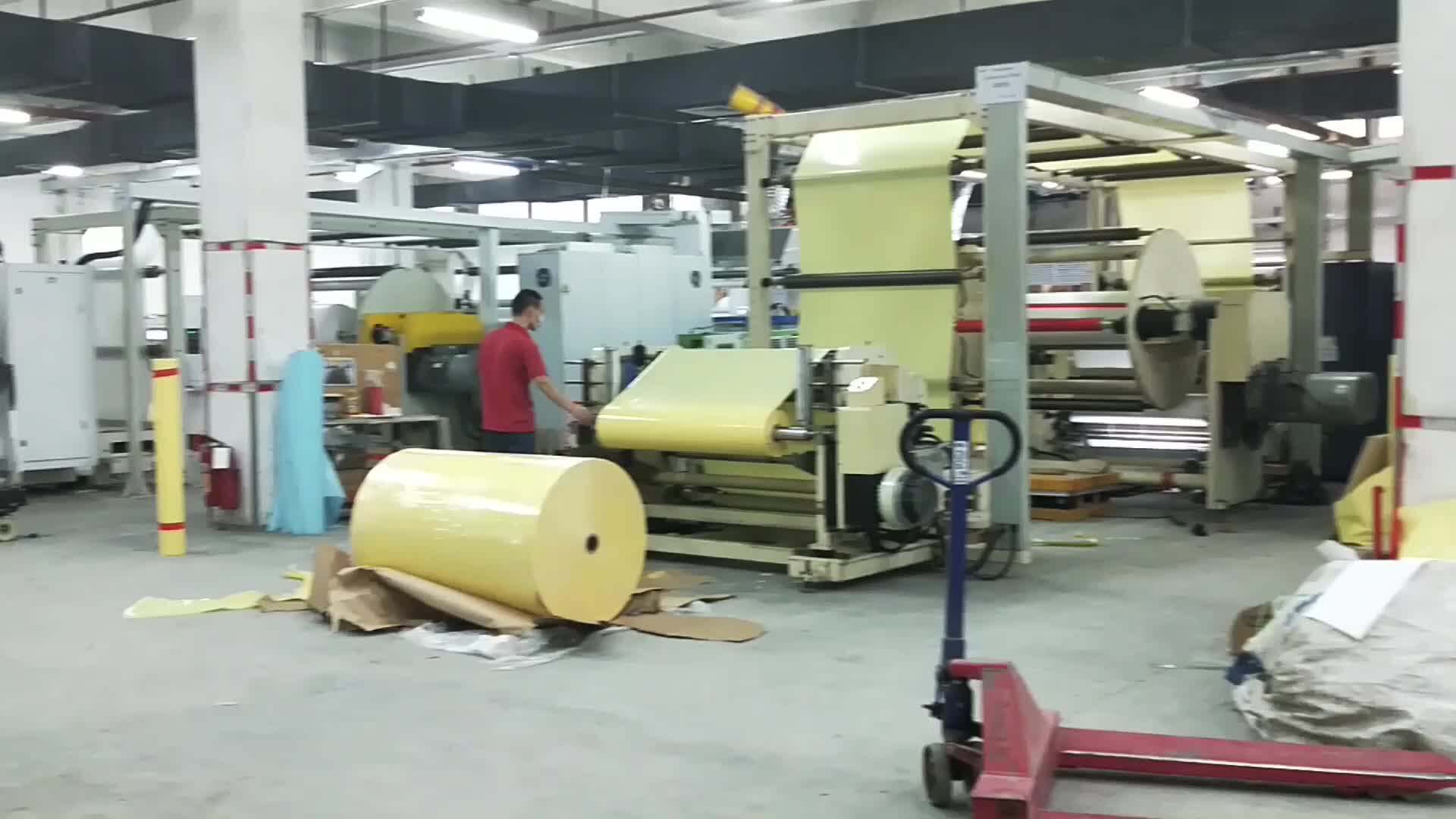 Flexo Jumbo Label Roll Top Coated Glossy White Pe Polyethylene ...