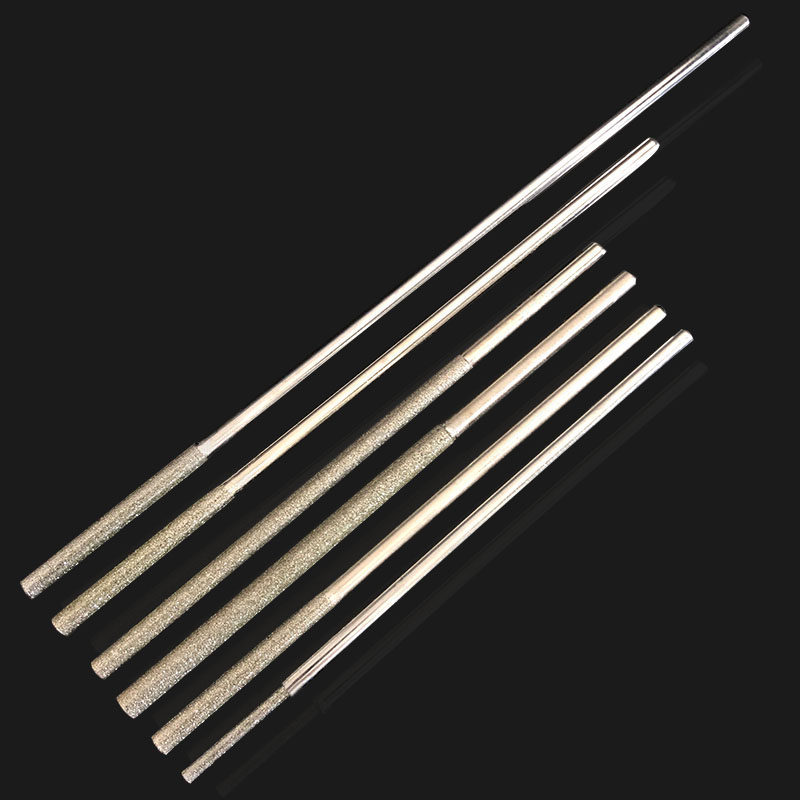 Diamond-lengthened grinding rod cylindrical A needle abrasive ...