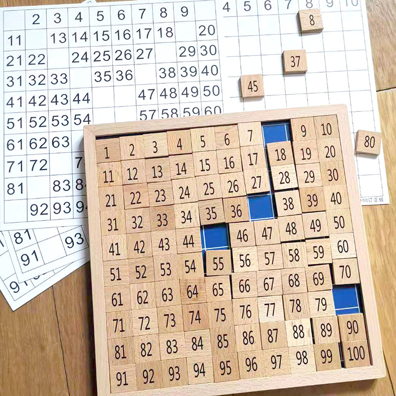 Buy Young children arithmetic hundredboards 1-100 digital board math ...