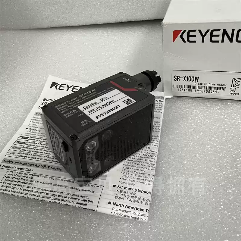 黑色ABS材质KEYENCE基恩士SR-X100W工业条码读取器 工厂适用SR-X80W