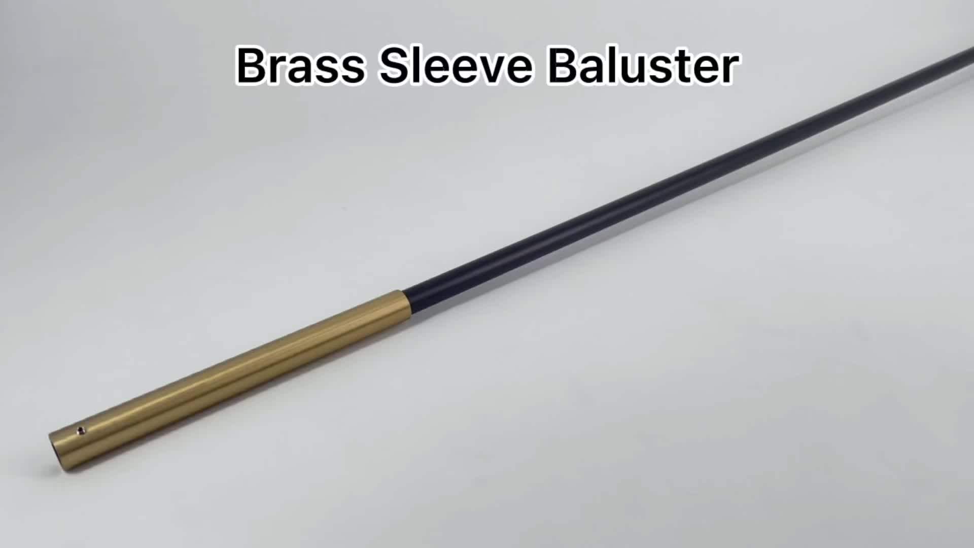 Modern Design Iron Baluster Brass Spindles Railing Stair Baluster ...