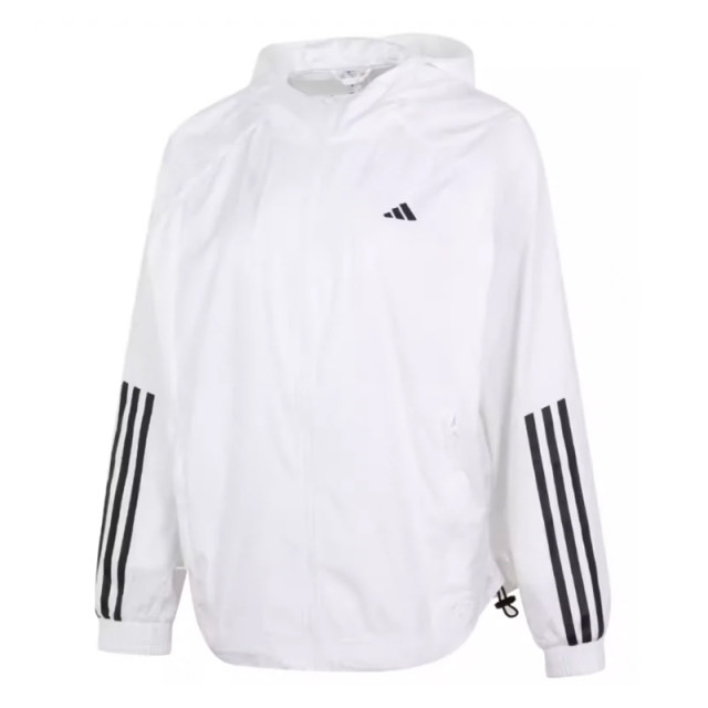 Adidas Jacket Women's Woven Hooded Casual Sports Fitness Jacket IS8042 ...