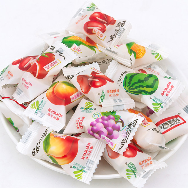 Hao Liyuan Crispy Soft Soft Sofee Fresh Milk Ball 500g Bulk Sugar Mixed ...