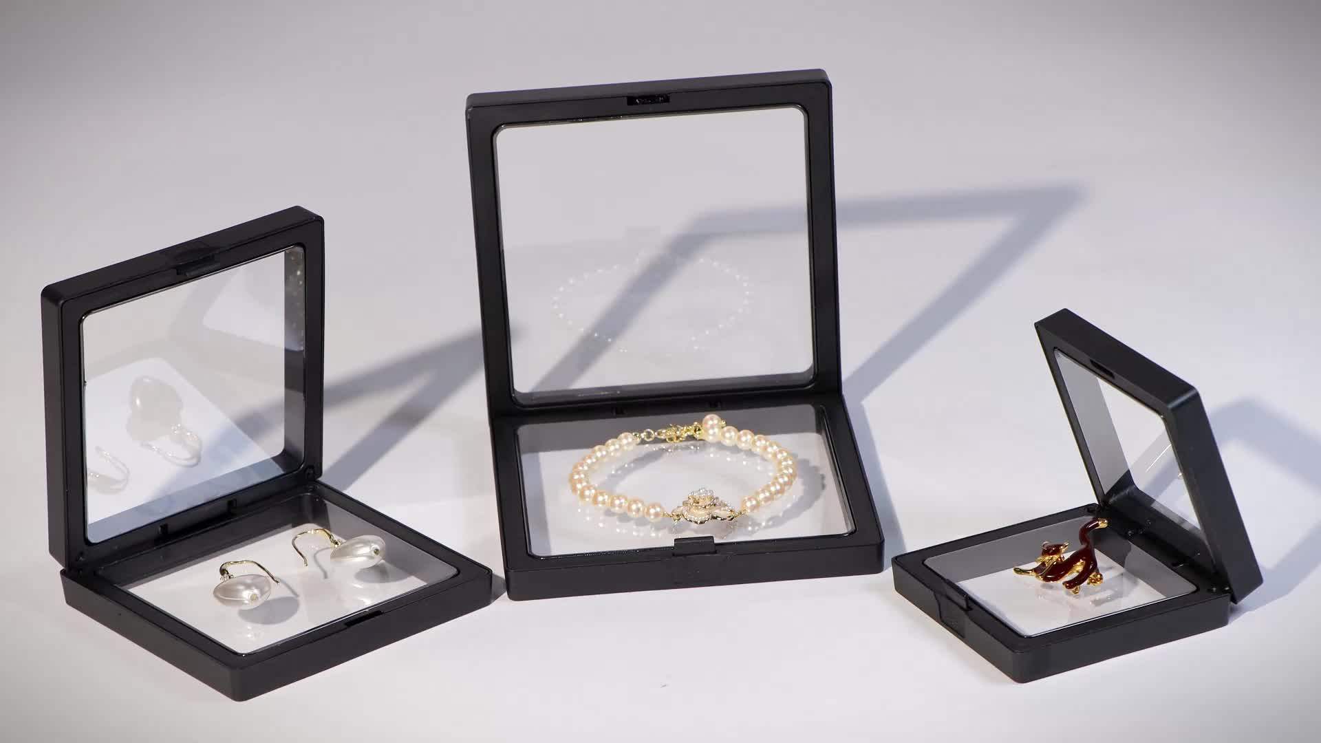 Romi Custom 3d Membrane Clear Transparent Floating Frame Packaging Case ...