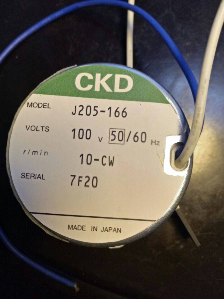 Original CKD J205-166 synchronous motor