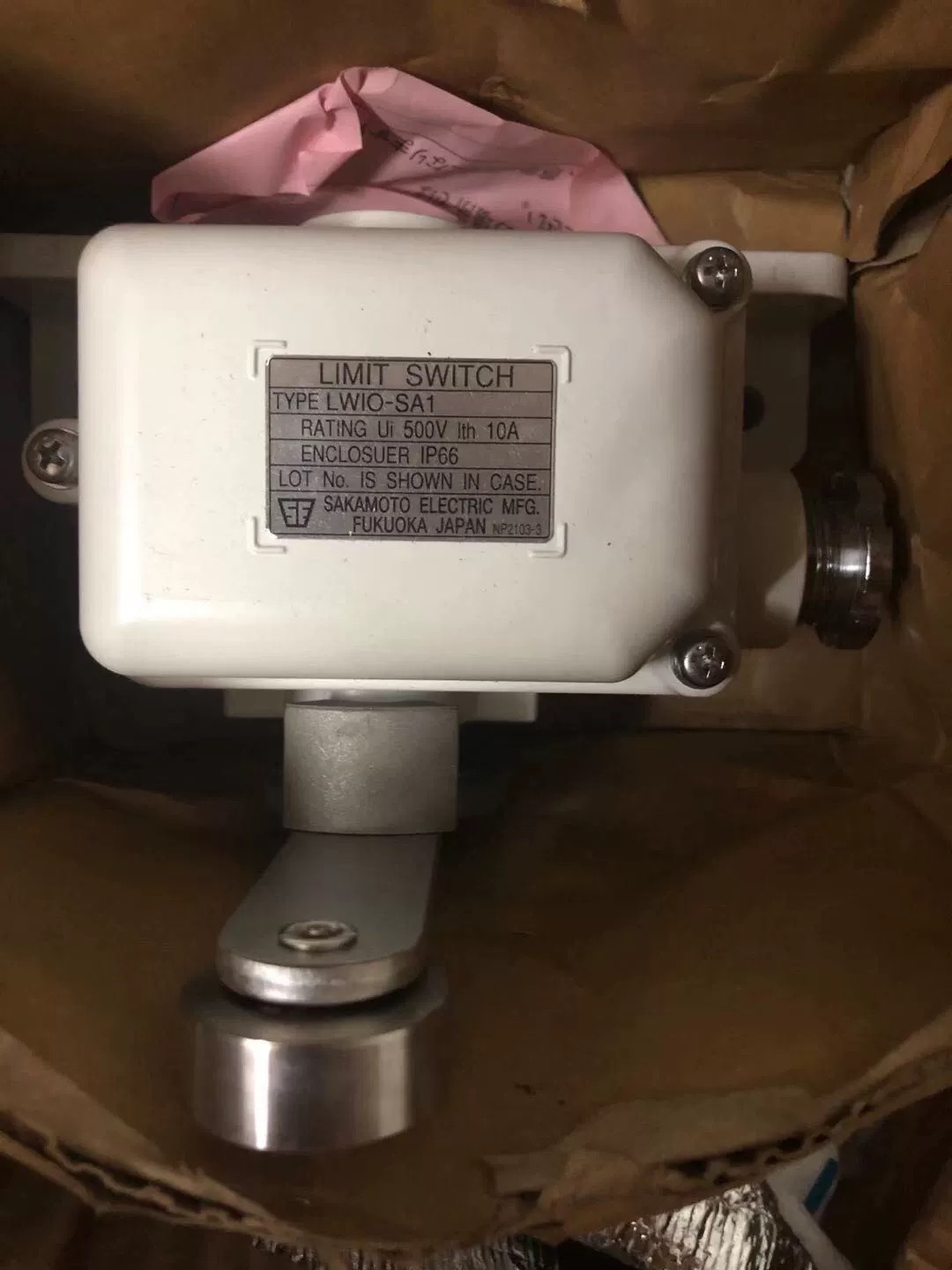 限位开关FUKUOKA LIMIT SWITCH LWIO-SA2 ，LW10-SA2 ，LWIO-SA1