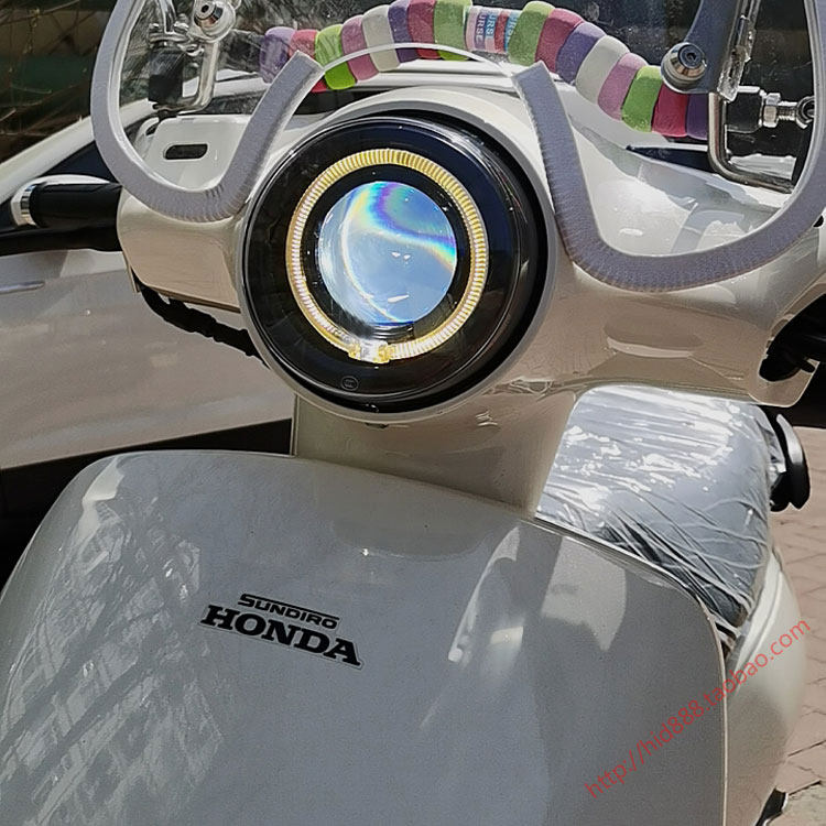 Honda ns125la upgrade kit: angel eye & devil eye led headlight assembly ...