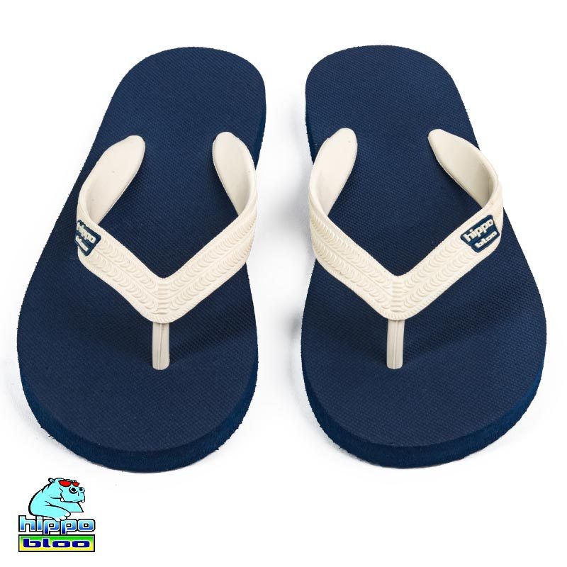 泰国hippobloo河马乳胶人字拖鞋，白蓝正品橡胶男女款，旅游必备神器！-人字拖-淘宝好物网