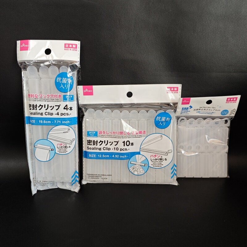 These daiso japan sealing clips are absolutely amazing! a snack ...