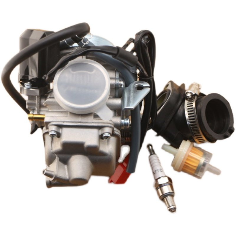 [USD 17.48] Pedal female dress motorcycle fu Xi ghost fire GY6125 ...