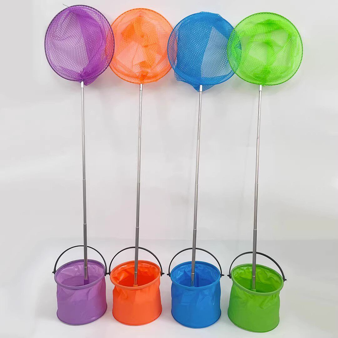 Children's Waterplay Telescopic Fishing Net Butterfly Net Pocket Insect ...