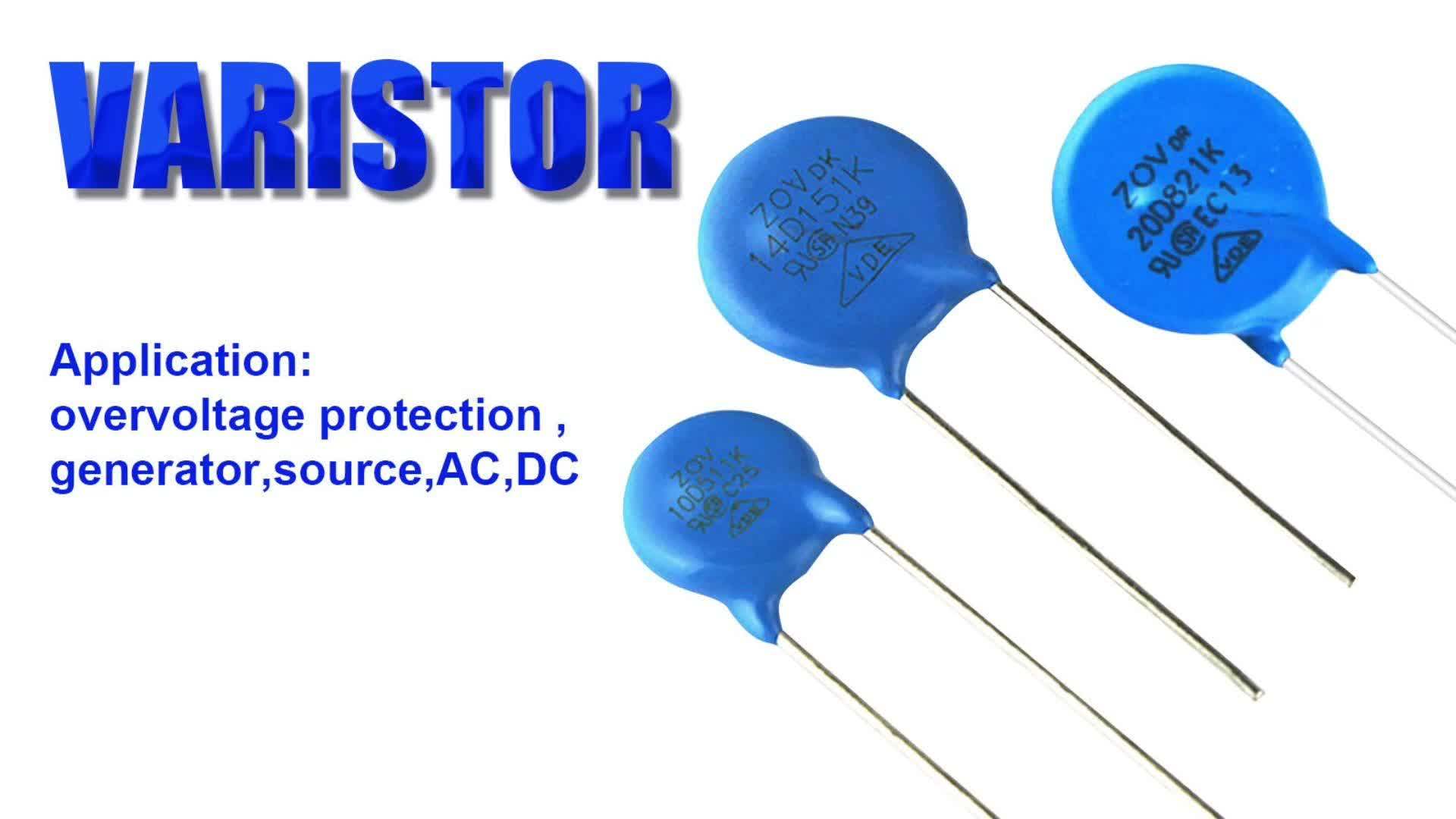 Free Sample Power Zov Metal Oxide Low Voltage Varistor 07d511k - Buy ...
