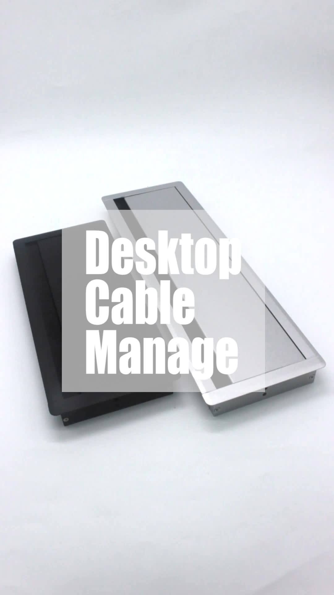 Office Table Cable Soft Closing Manager Furniture Sockets Grommets Hole ...