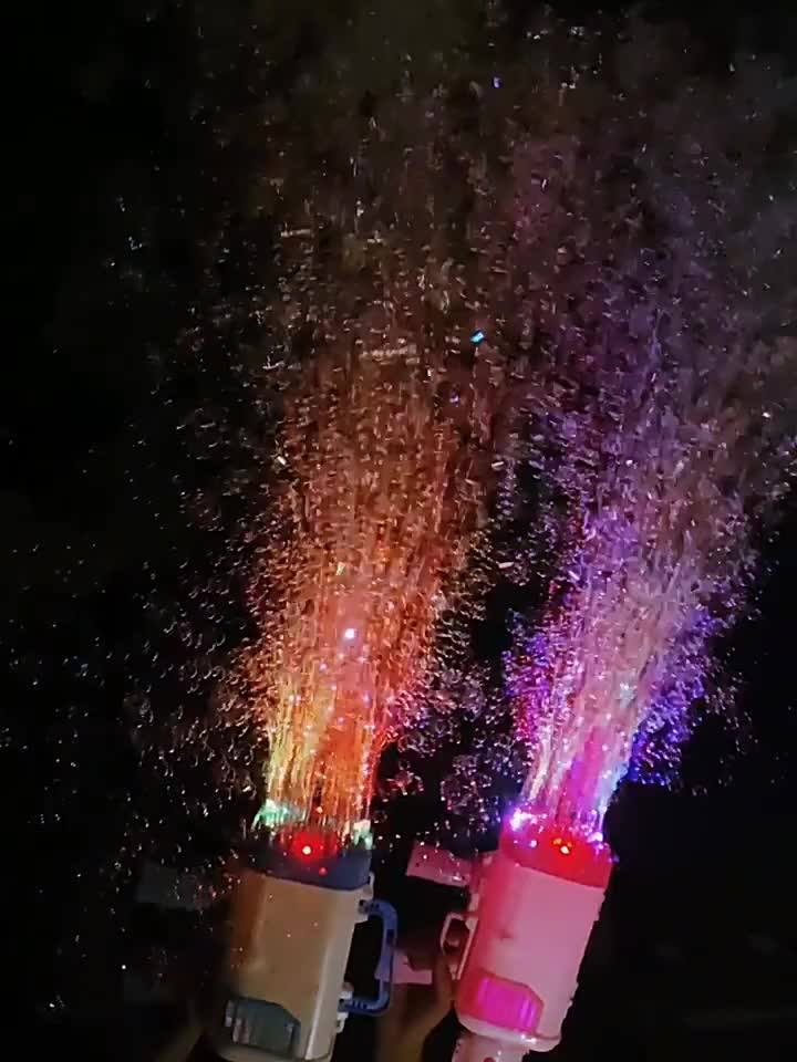 2022 Rocket Boom Bubble Gun 64 Hole Gatling Bubble Machine Rocket ...