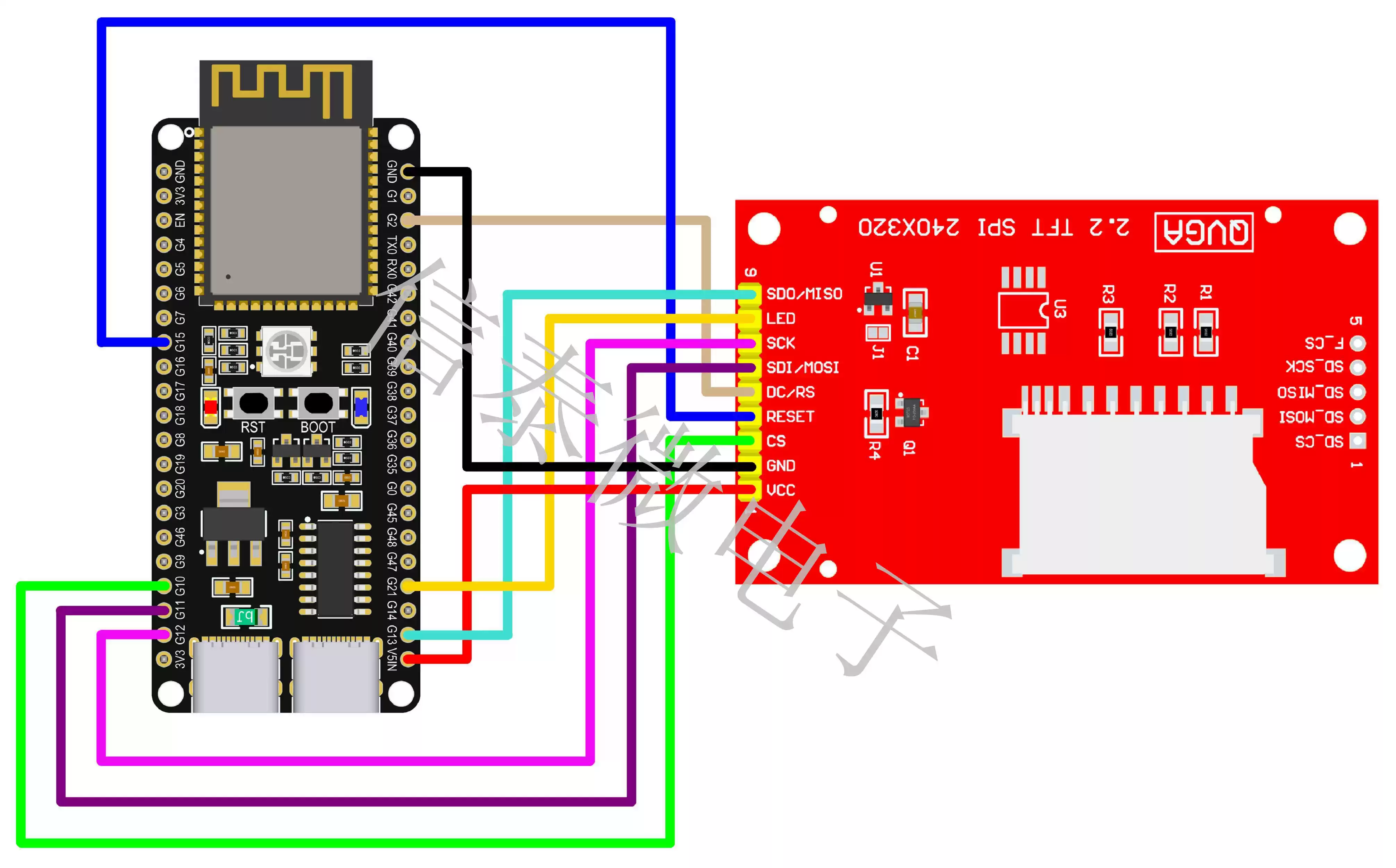 ESP32-S3核心开发板 AI聊天机器人WiFi蓝牙模组 小智虾哥开发套件
