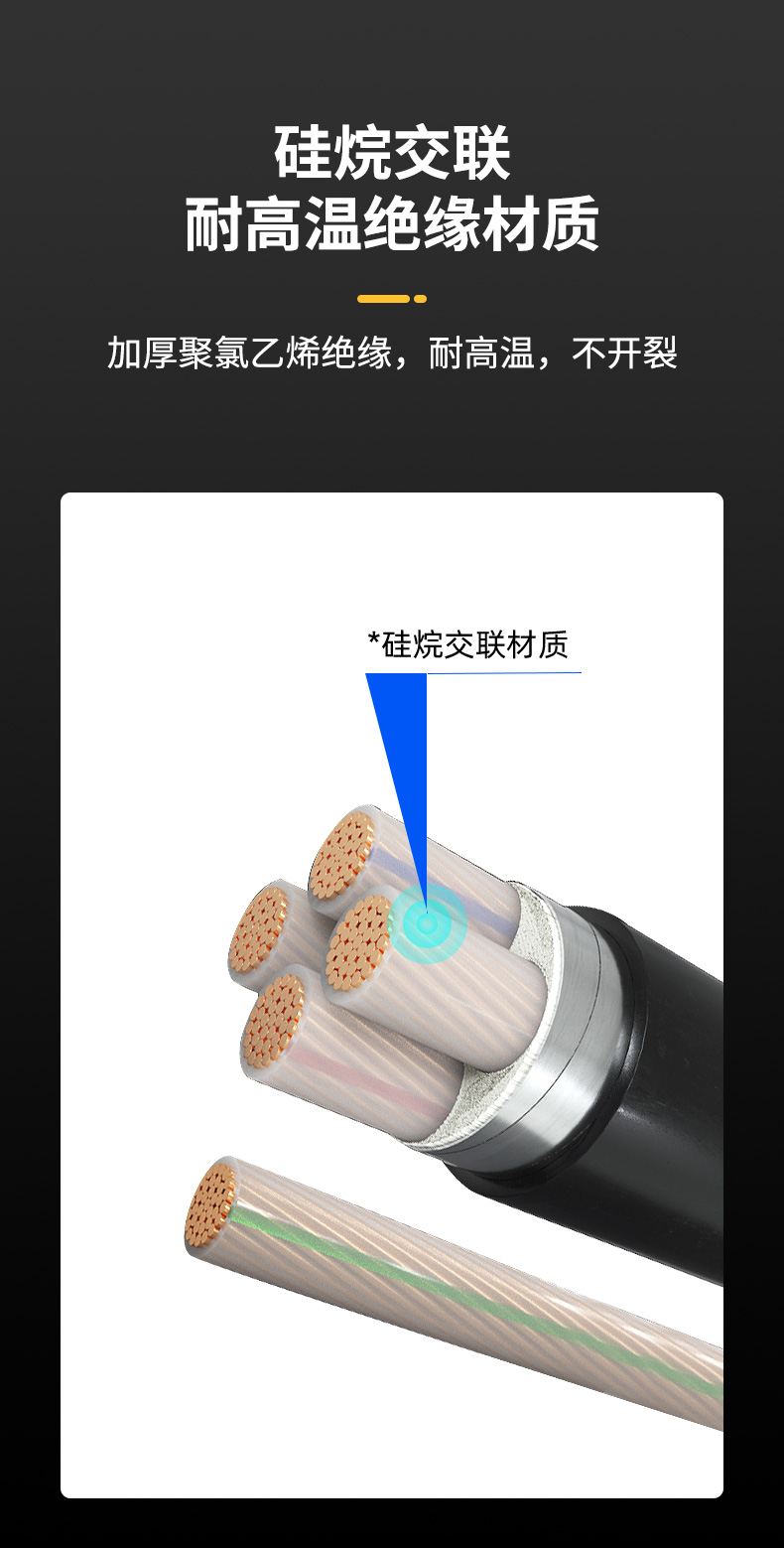国标纯铜芯YJV1 2 3 4 5芯150 185 240 300平方户外动力电线电缆-阿里巴巴