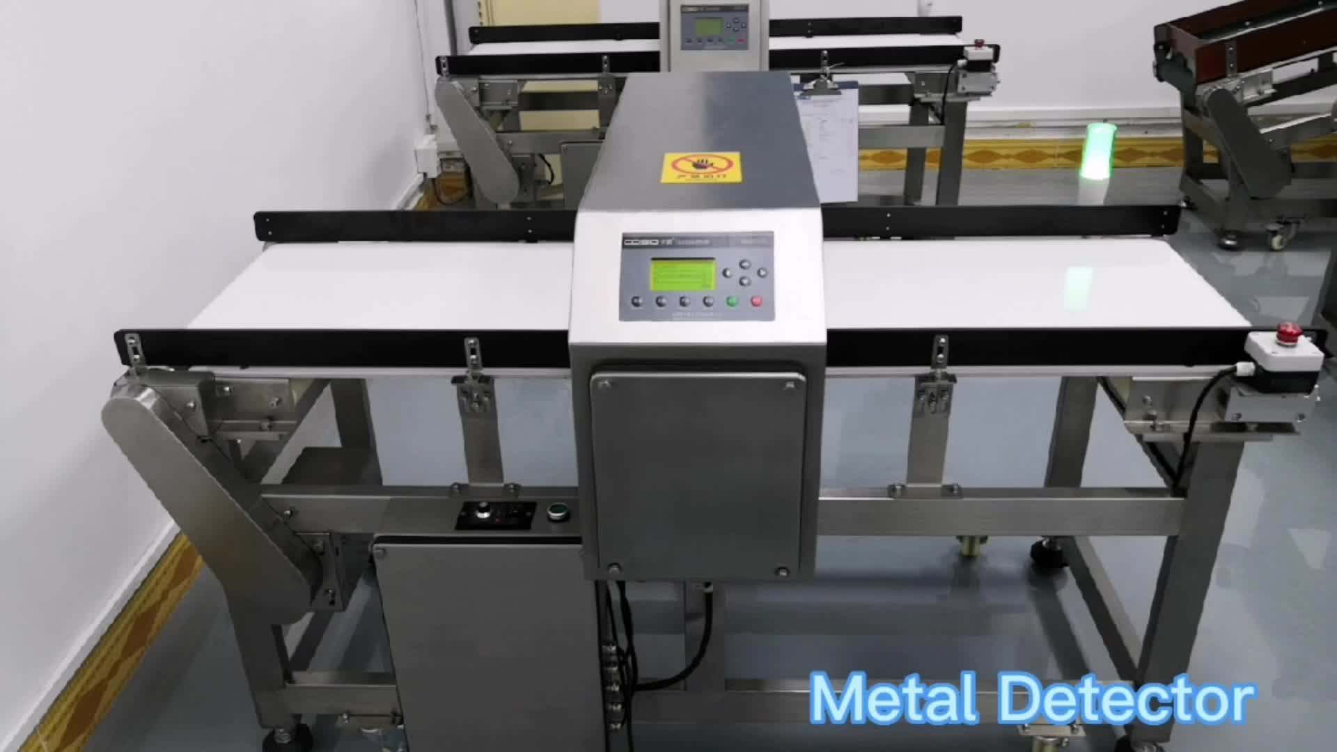 Stainless Steel 304 Food Grade Conveyor Belt Metal Detector Machine ...