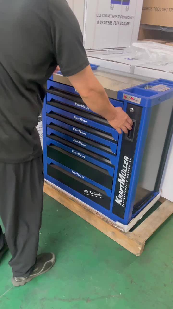 8 Drawer Workbench Tool Chest/cart/trolley Garage Tool Cabinet Drawer ...