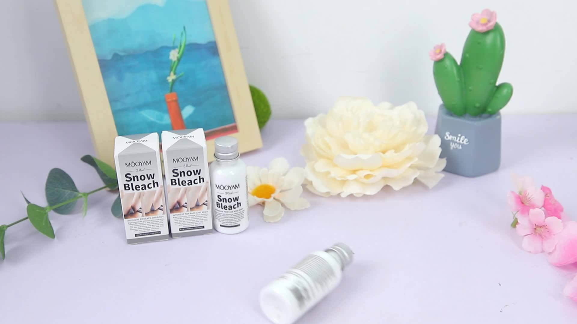 Snow Bleach Cream Private Part Underarm 7 Days Whitening Lotion Skin ...