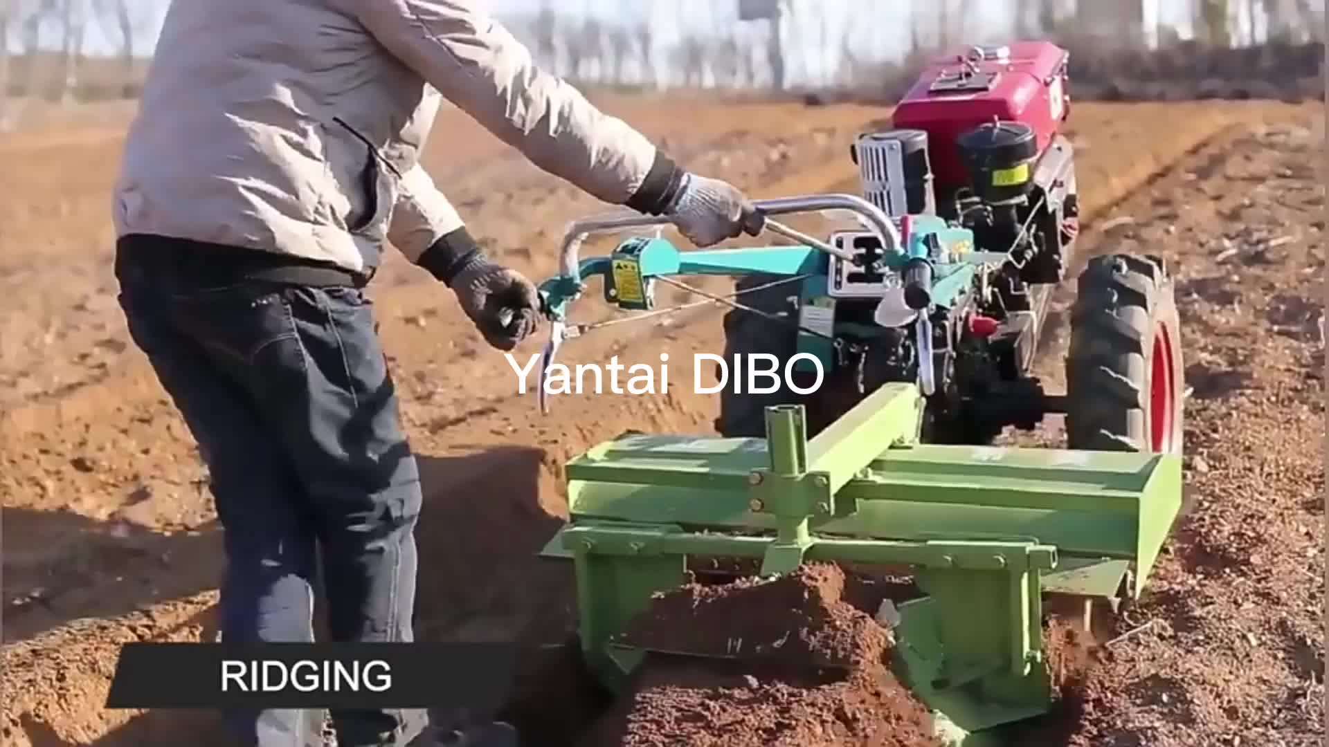 Diesel Mini Tractor Farming Agricultural Multi Functional Power Tiller ...