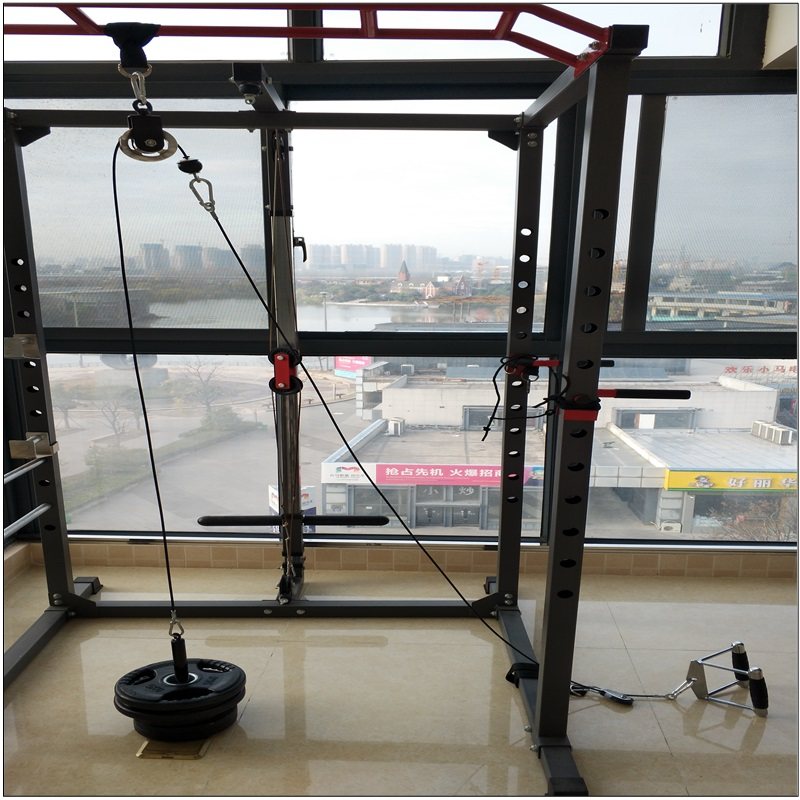 Modified fitness equipment DIY homemade pull back big bird high pull ...