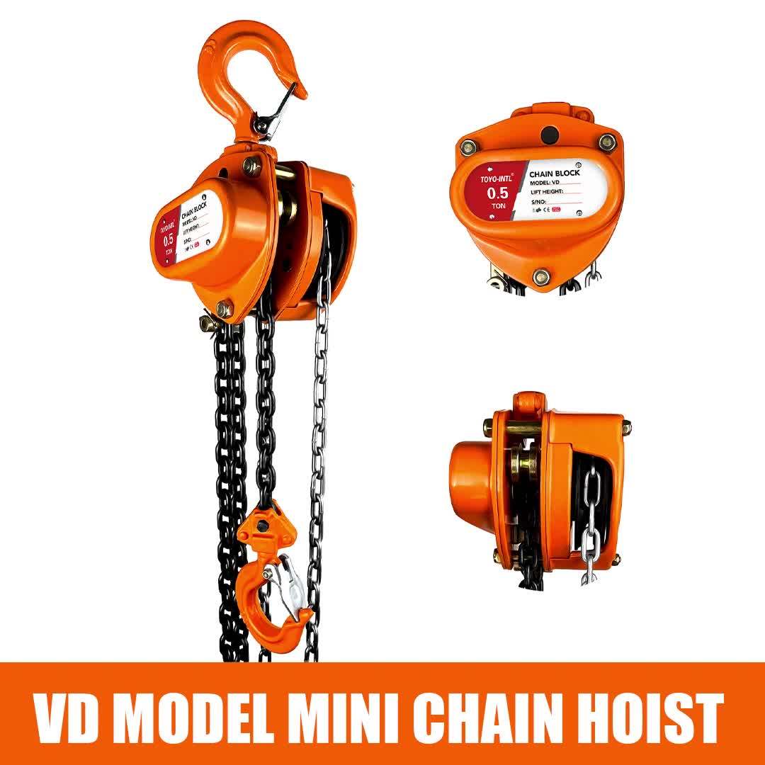 Toyo-intl Hot Selling Vd Type Chain Block Manual Operated 1ton 2ton ...