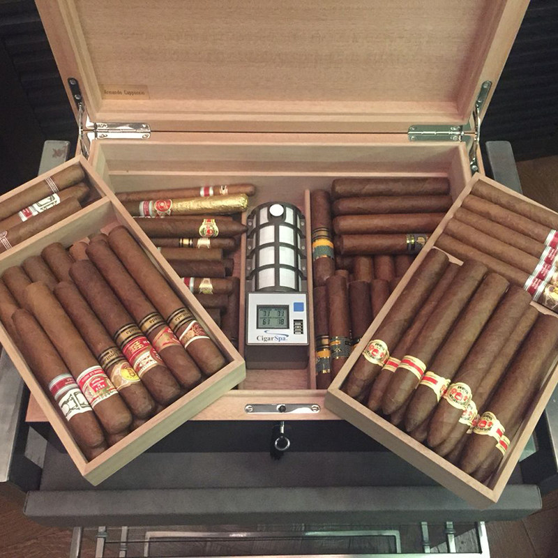 Germany's CigarSpa smart fully automatic electronic cigar humidifier ...