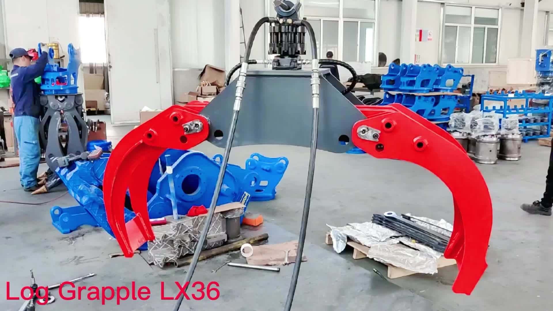 Timber Grapple For Forestry Mini Grapple With Rotator Drb10 500kg ...