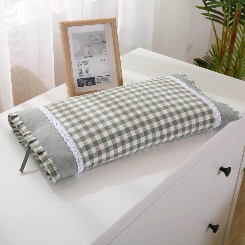 New Korean version of washed cotton single buckwheat shell pillow ...