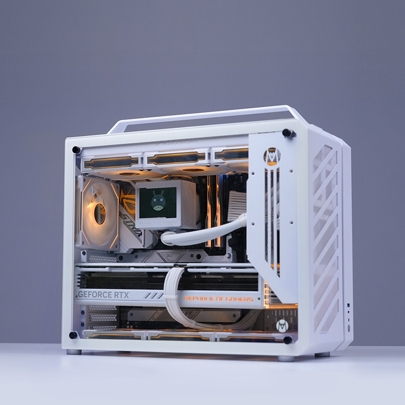 震惊！机械大师C34 PRO白火神到底有多猛？9950X3D+RTX5090D直接封神！🔥-DIY兼容机-淘宝好物网