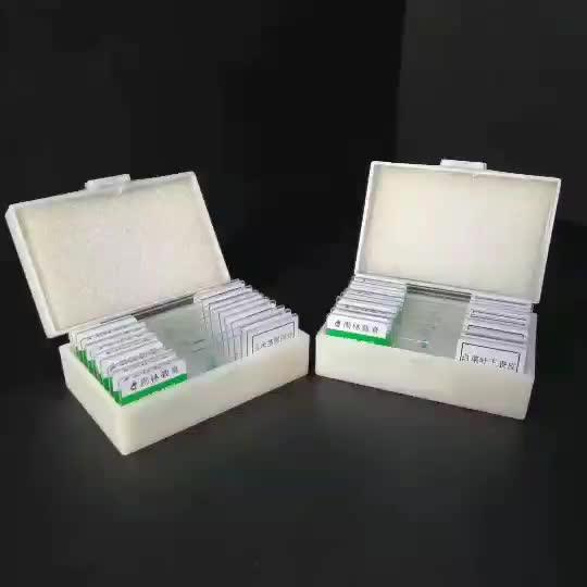25 Kinds Set Glass Histology Prepared Microscope Slides Teaching ...