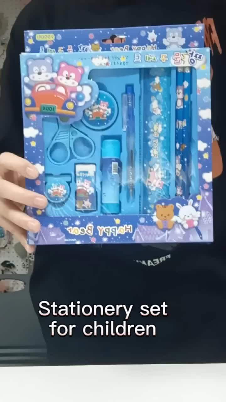 High Quality Office Customized Colourful Children Mini Stationery Set ...