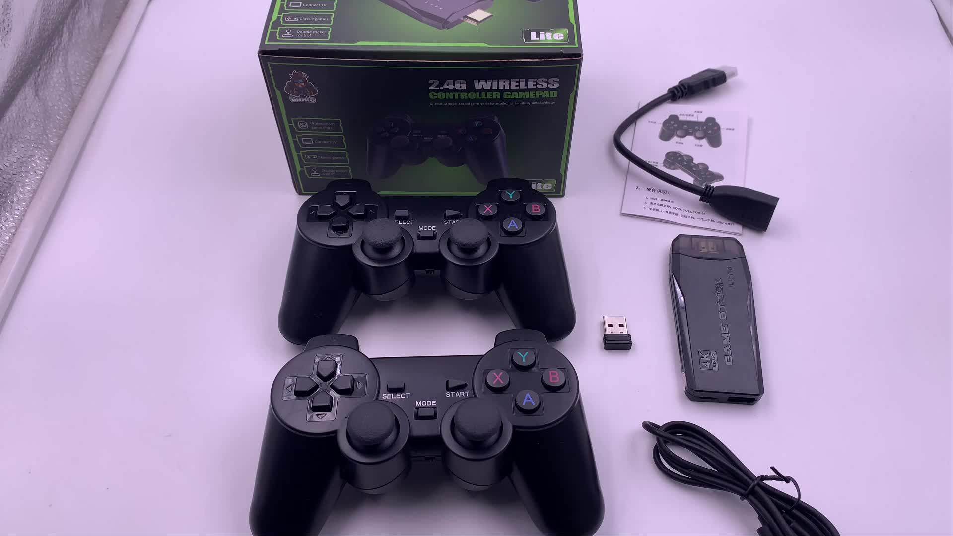 Mini Retro Console 64g 20000 Wireless Video Game Console 4k Hd Game ...