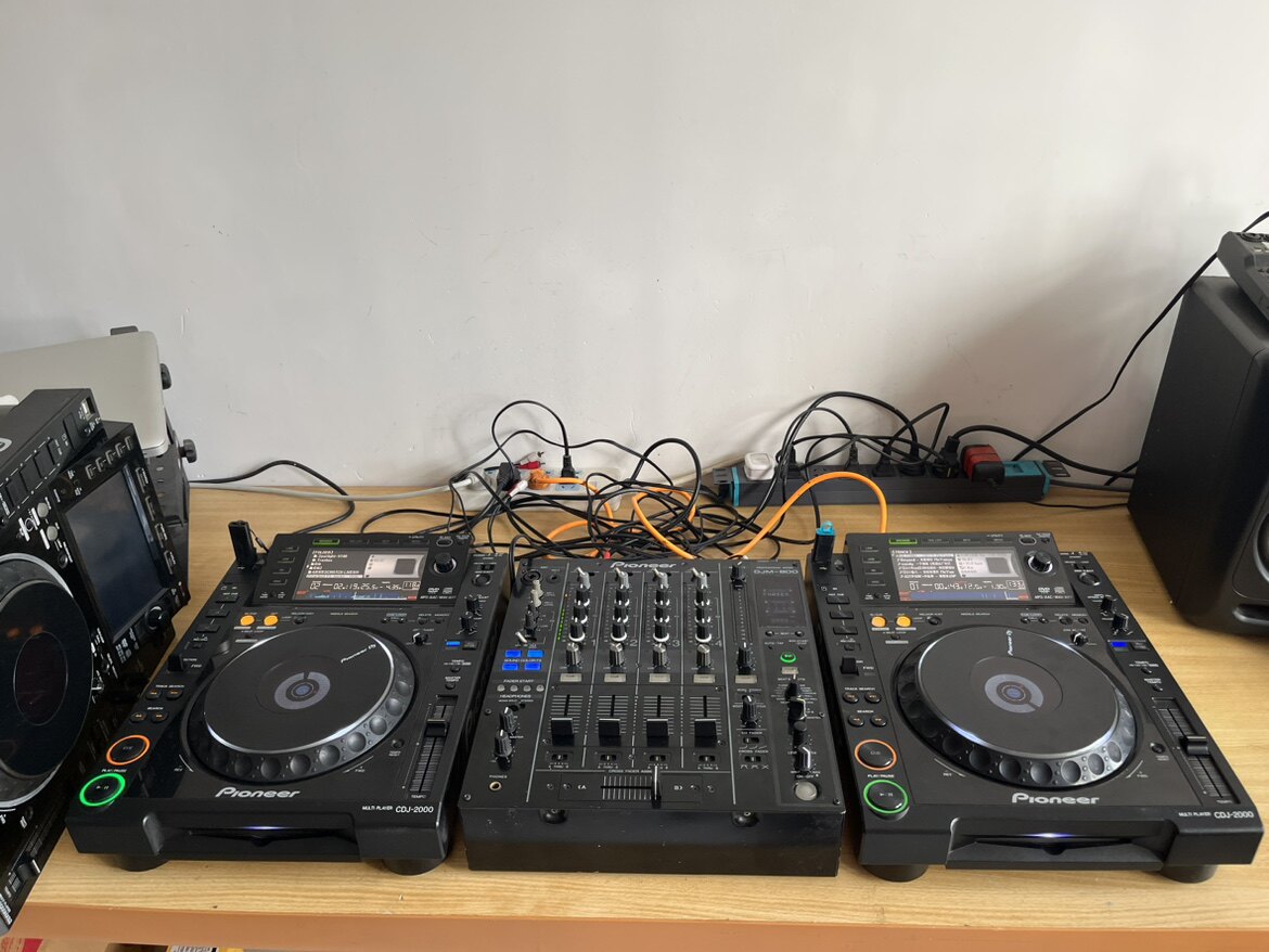 🔥 Pioneer 2000 first generation dj player + djm800 mixer: electronic ...