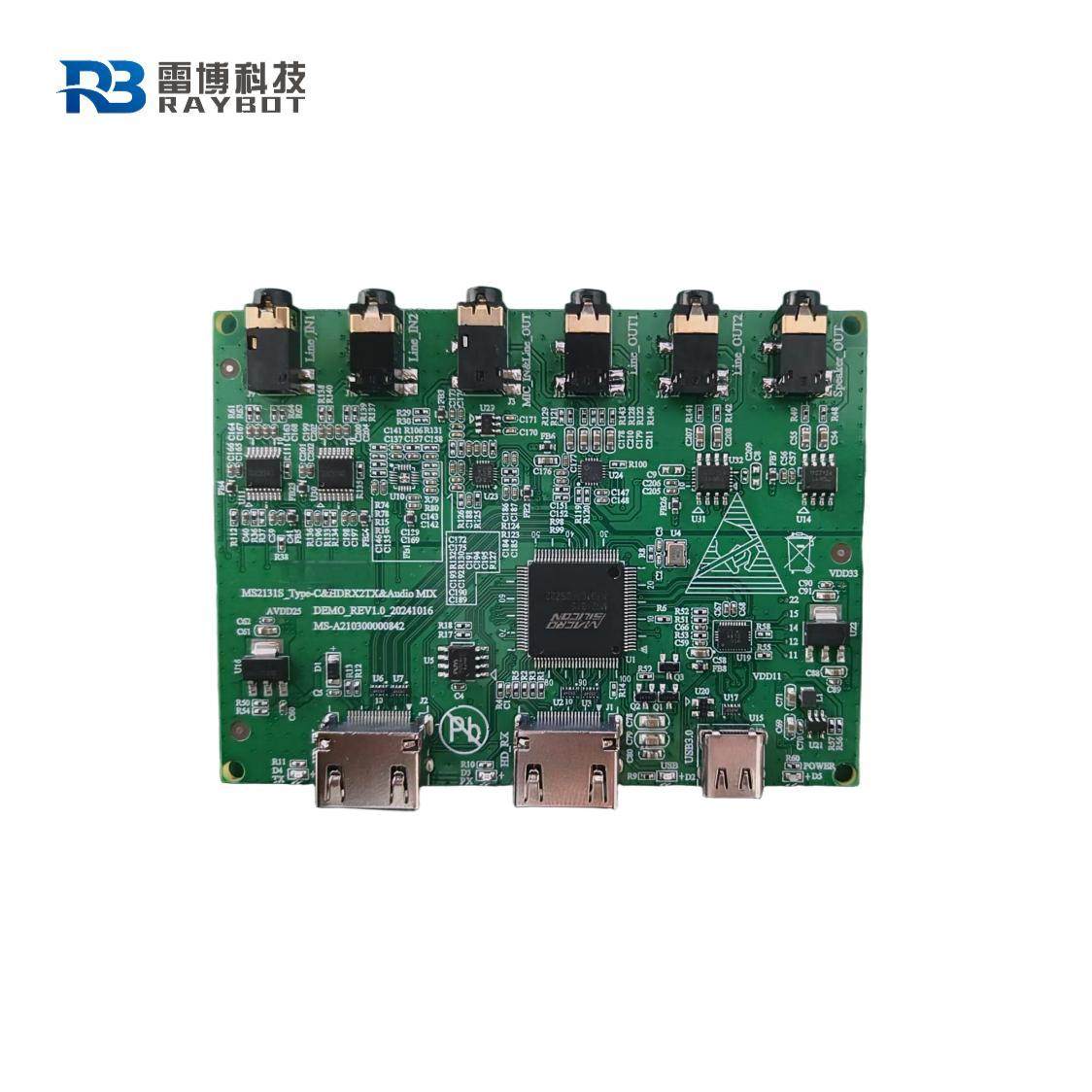 国产芯片MS2131S/USB3.0采集/HD环出/混音处理/直播录制/4K采集