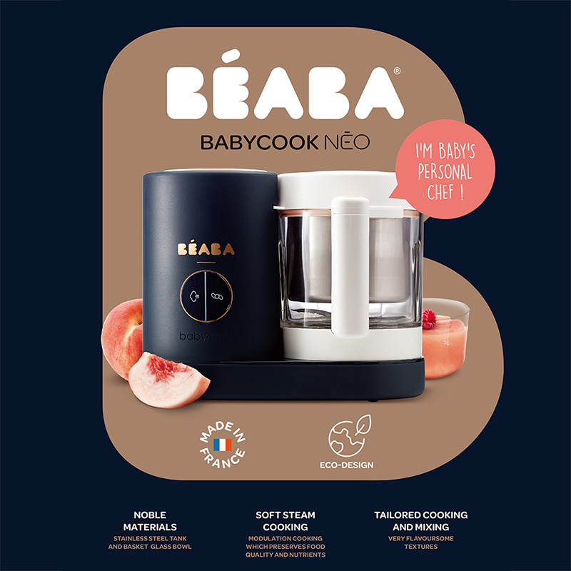Made in France BEABA BABYCOOK NEO Baby food processor Baby multi ...