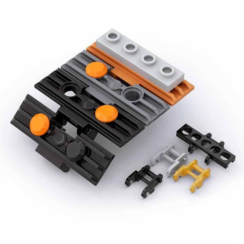 LEGO乐高 履带链条 3711小 3873 15379中 57518大 88323黑 69910