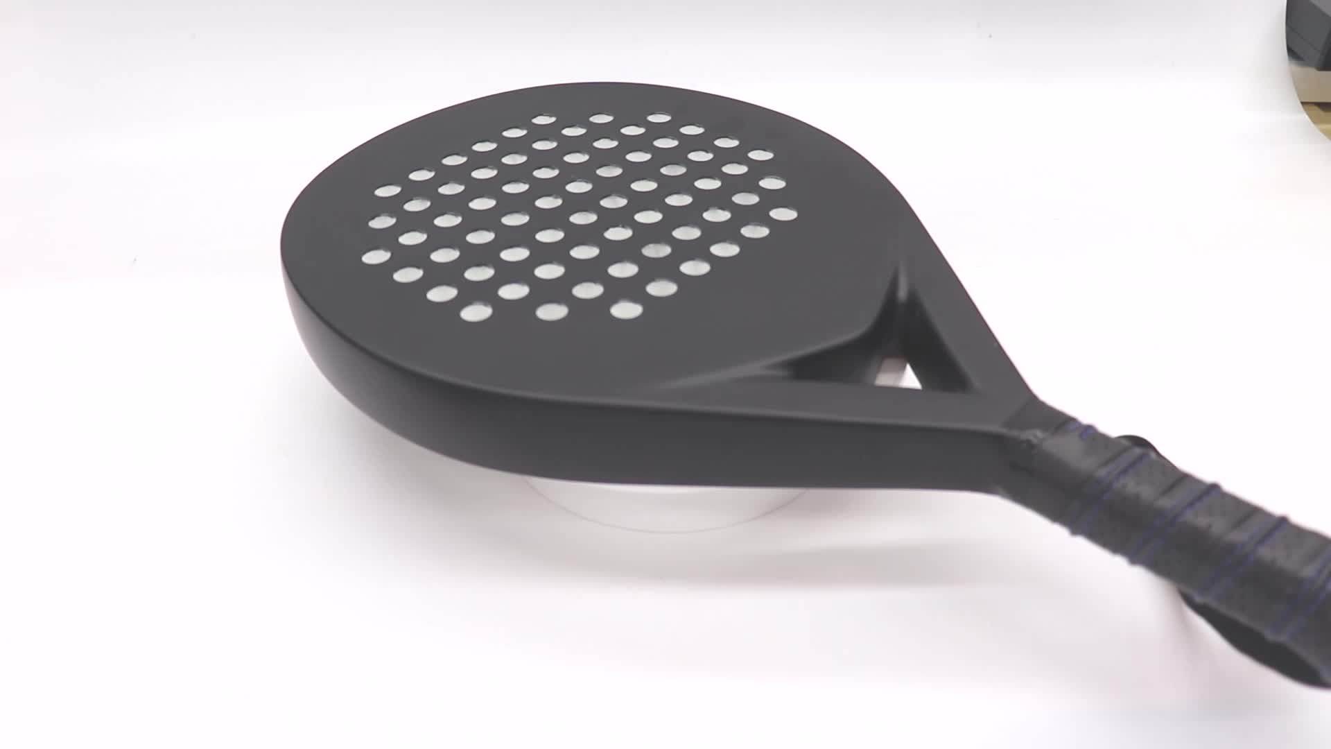 Outdoor Paddle Beach Tennis Racket Carbon Fiber Power Tennis Paddle ...